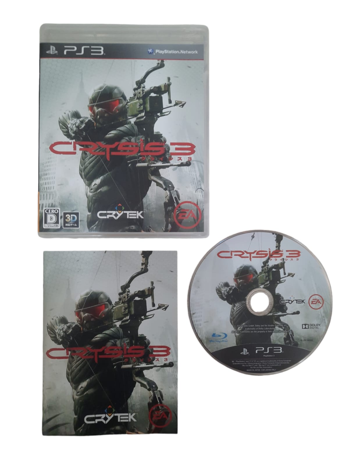 CRYSIS 3 - JAPAN REGION - USADO - PS3 - World Colecionáveis