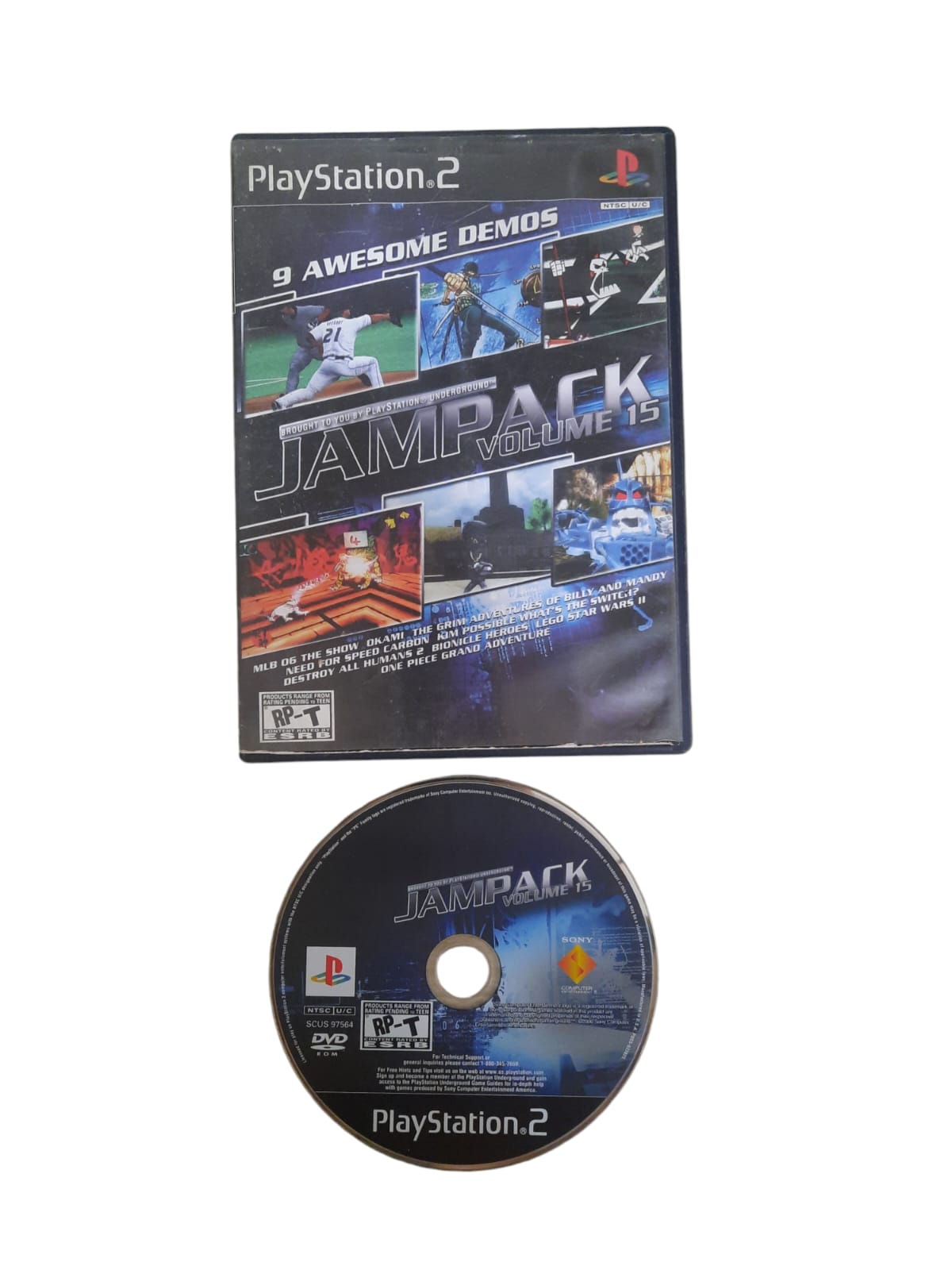 JAMPACK VOLUME 15 - 9 JOGOS DEMO - USADO - PS2 - World Colecionáveis