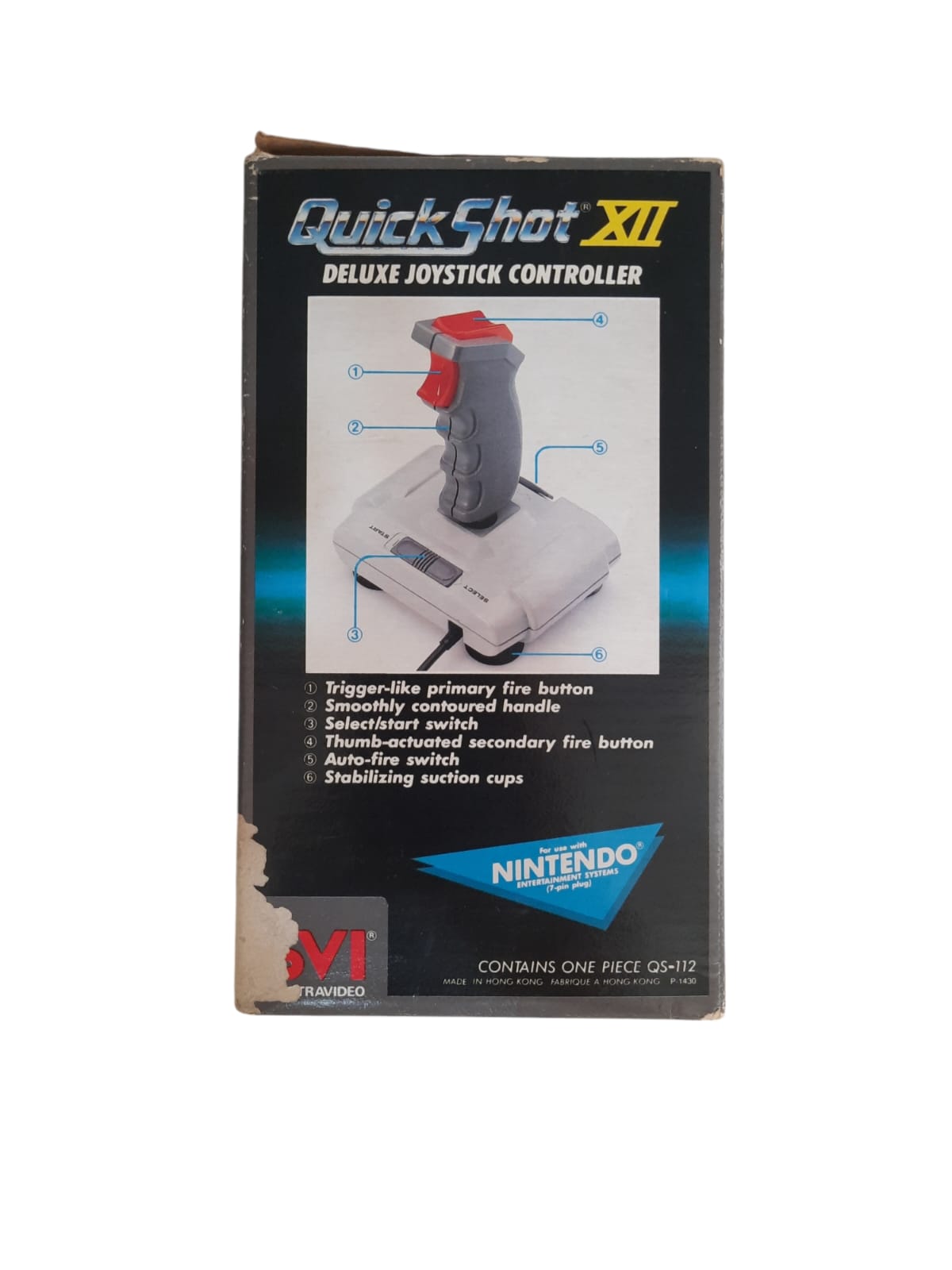 QUICKSHOT XII DELUXE JOYSTICK CONTROLLER - USADO - World Colecionáveis