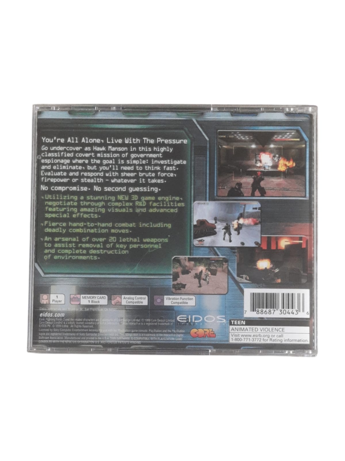 FIGHTING FORCE 2 - USADO - PS1 - World Colecionáveis