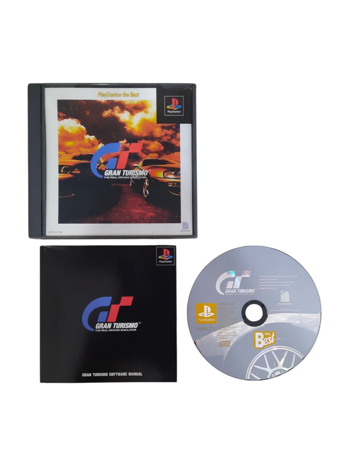 GRAN TURISMO THE REAL DRIVING SIMULATOR - USADO - PS1 - World Colecionáveis