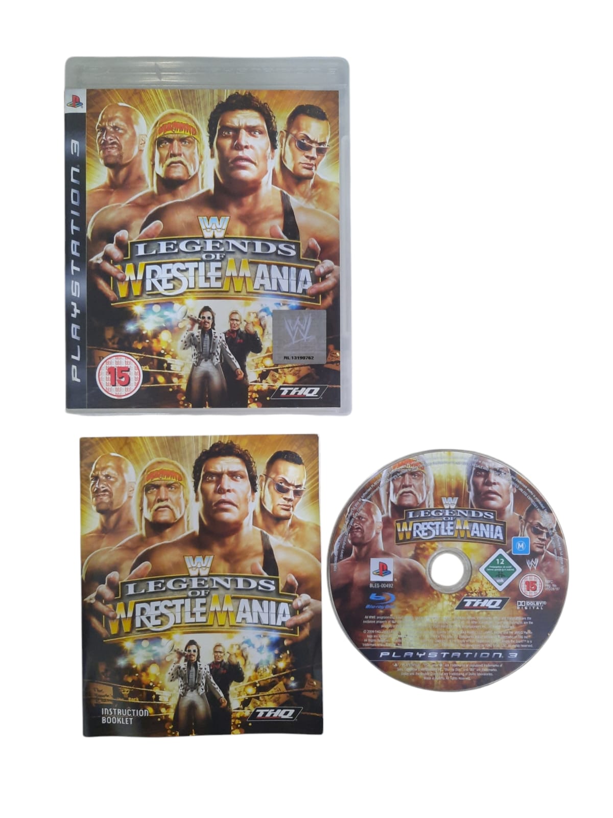 WWE LEGENDS OF WRESTLEMANIA - USADO - PS3 - World Colecionáveis