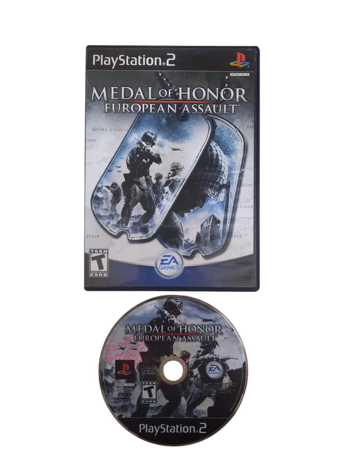 MEDAL OF HONOR EUROPEAN ASSAULT - USADO - PS2 - World Colecionáveis