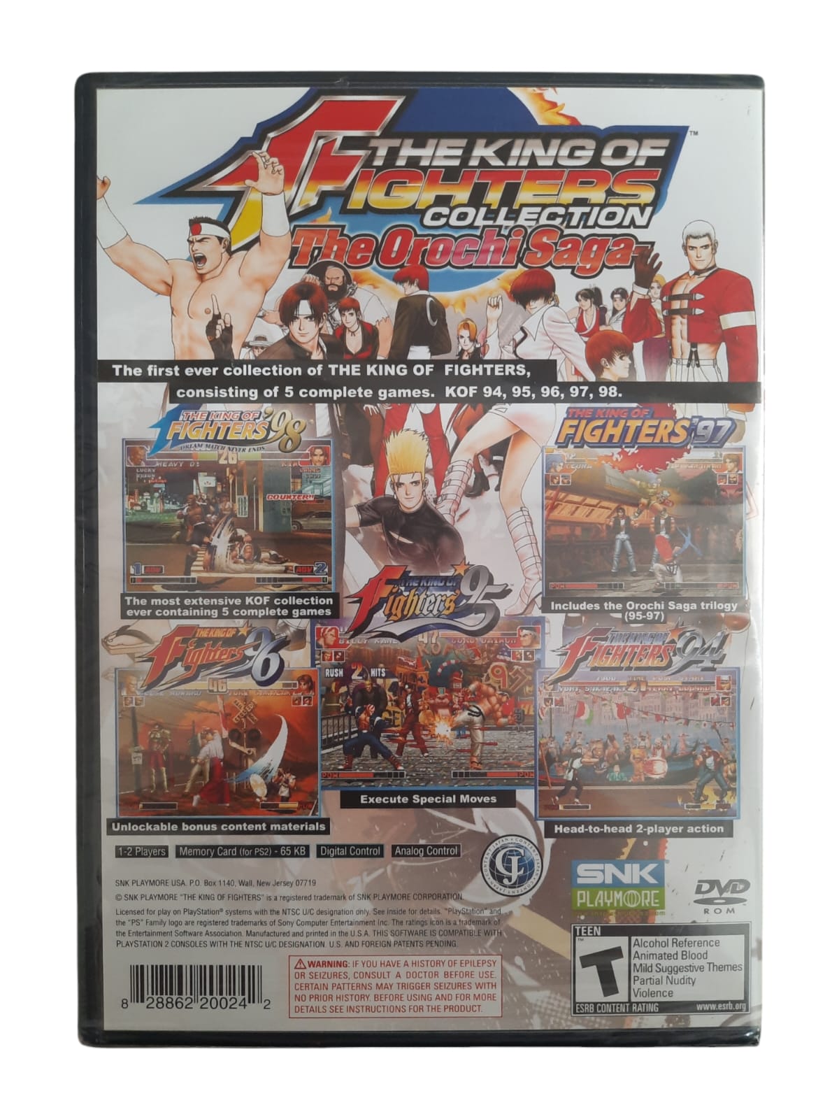 THE KING OF FIGHTERS COLLECTION - NOVO - PS2 - World Colecionáveis