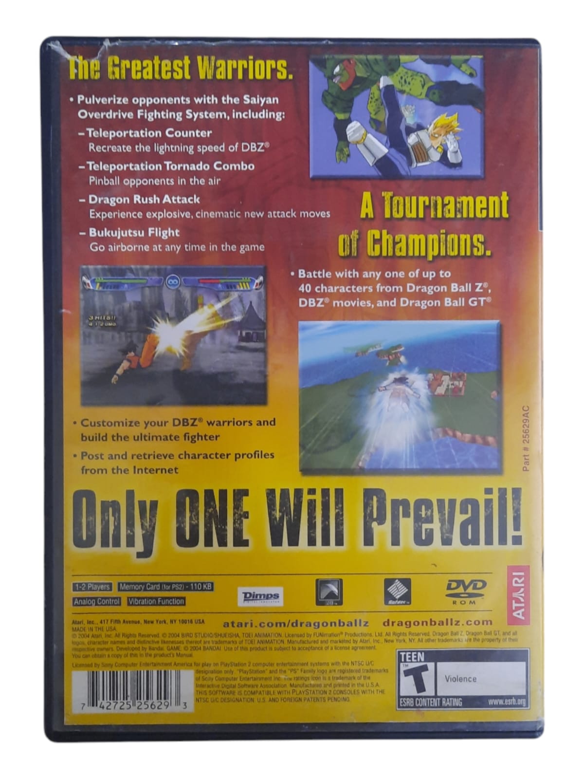 DRAGON BALL Z BUDOKAI 3 - SEM MANUAL - USADO - PS2 - World Colecionáveis