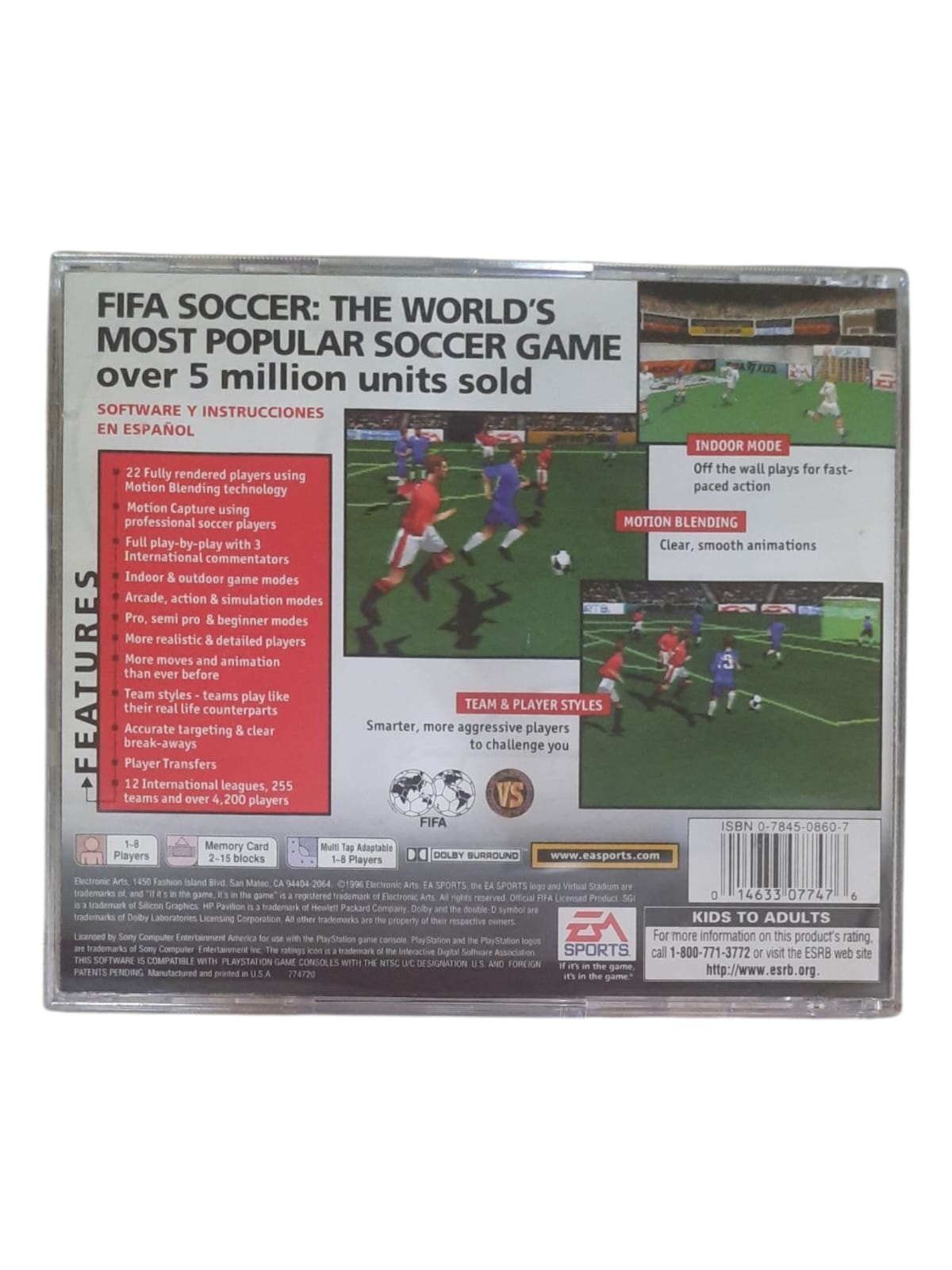 FIFA SOCCER 97 - USADO - PS1 - World Colecionáveis