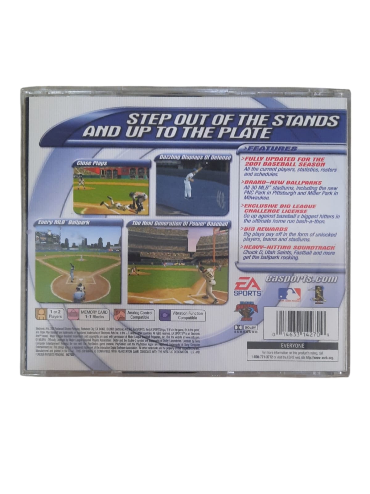 TRIPLE PLAY BASEBALL - USADO - PS1 - World Colecionáveis