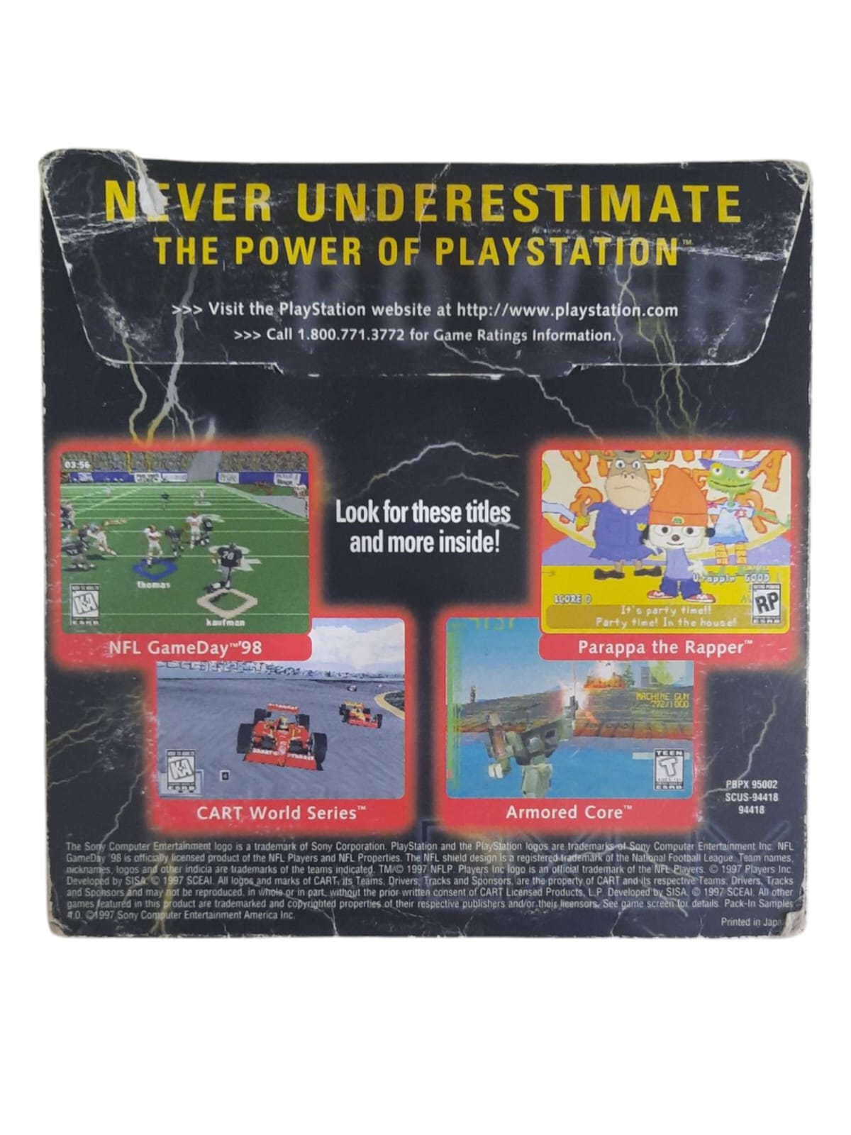 INTERACTIVE CD SAMPLER DISC - USADO - PS1 - World Colecionáveis