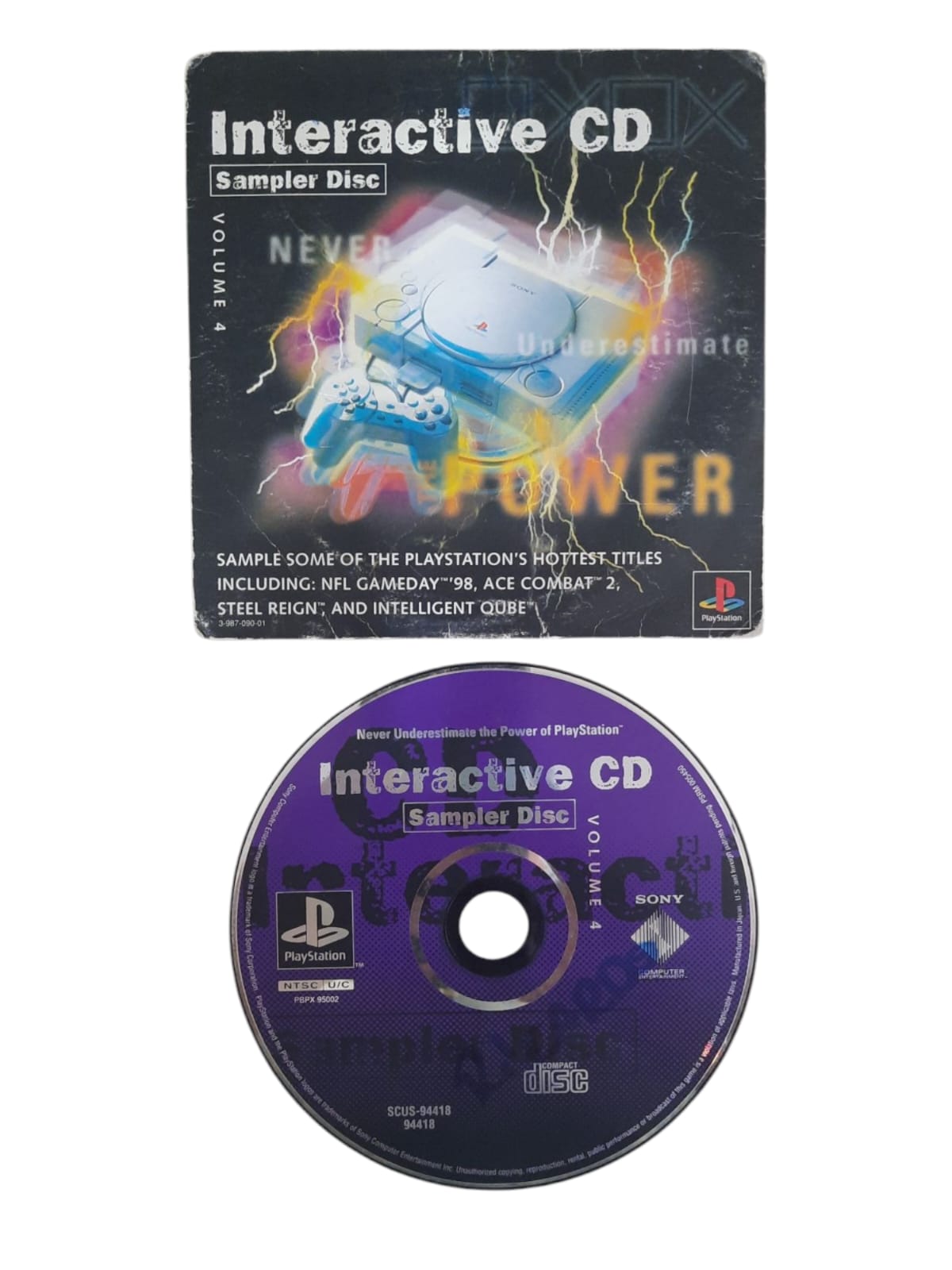 INTERACTIVE CD SAMPLER DISC - USADO - PS1 - World Colecionáveis
