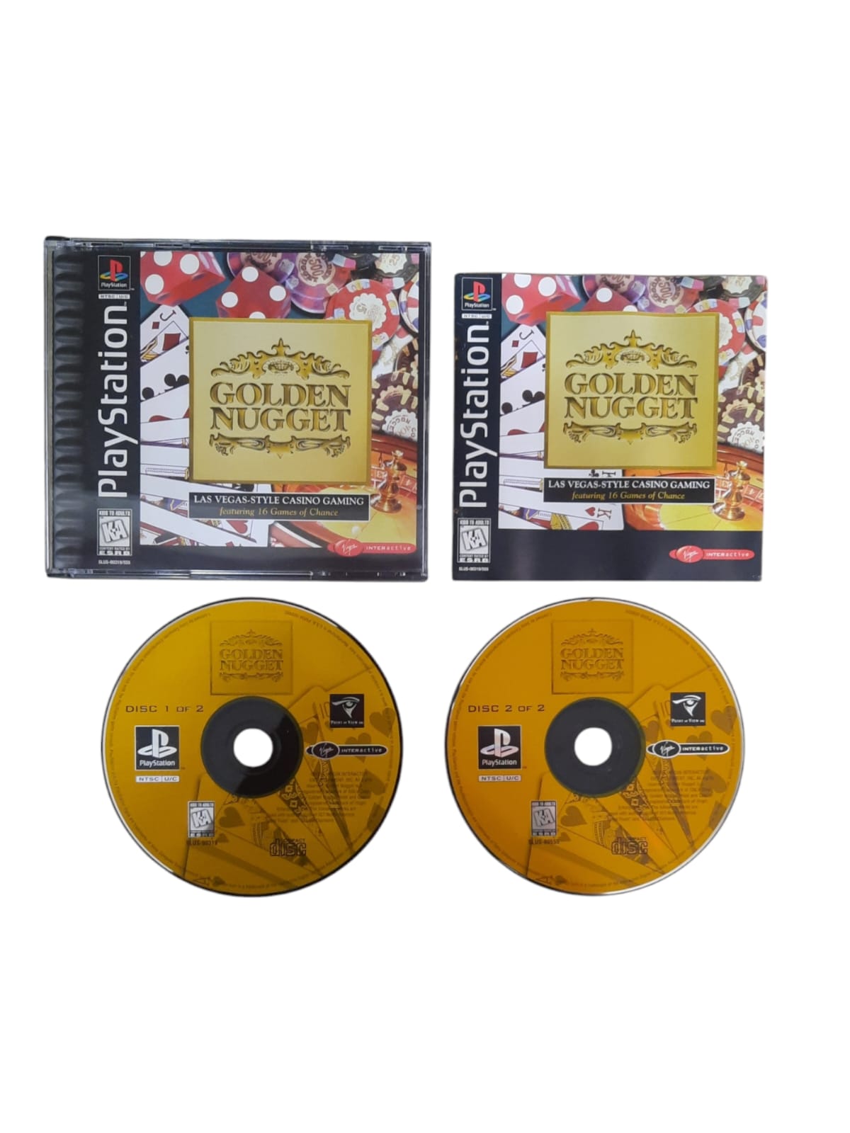 GOLDEN NUGGET - USADO - PS1 - World Colecionáveis