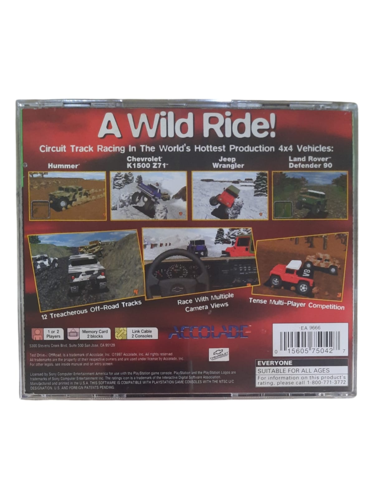 GREATEST HITS - TEST DRIVE OFF ROAD - USADO - PS1 - World Colecionáveis