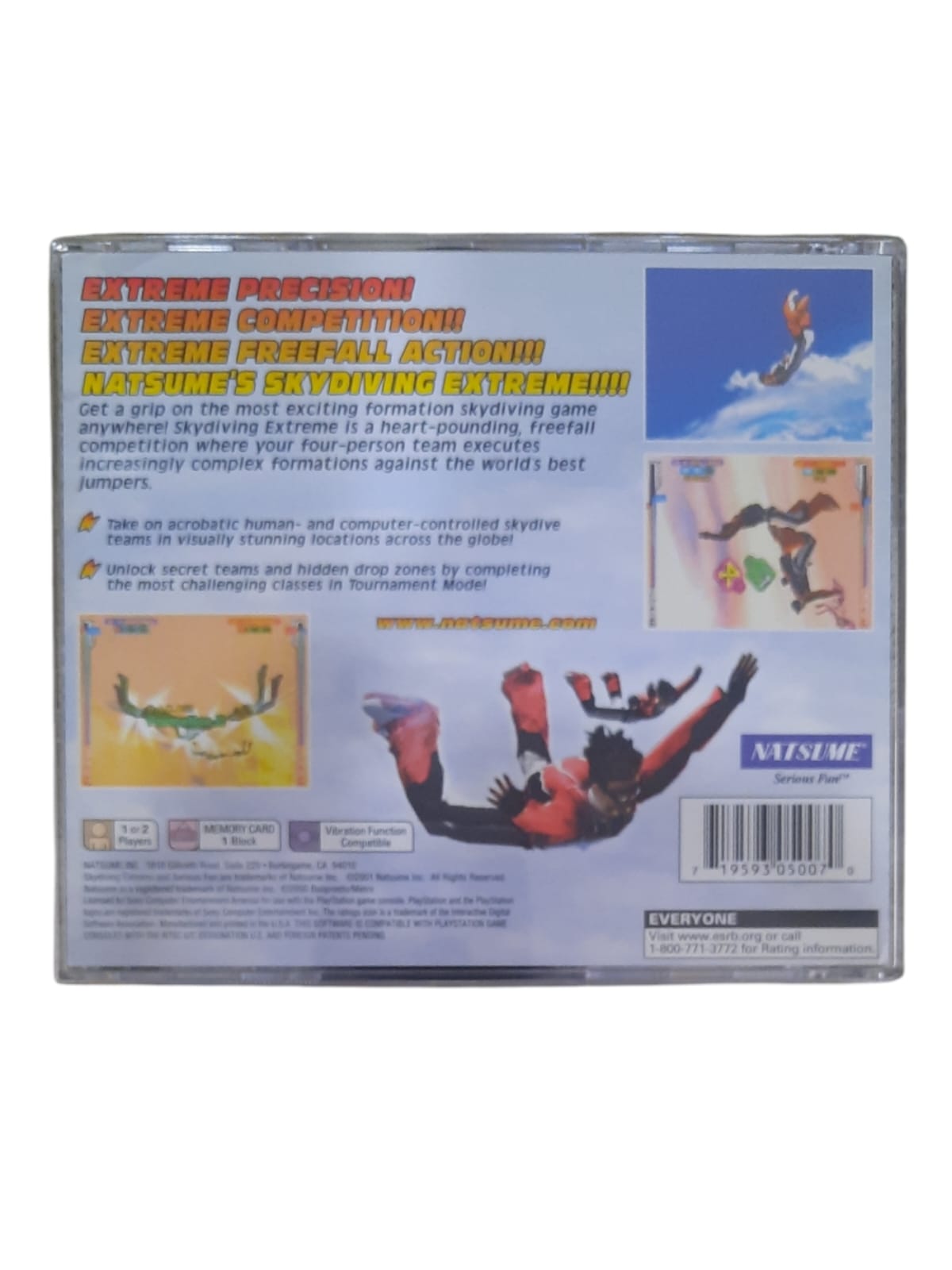 SKYDIVING EXTREME - USADO - PS1 - World Colecionáveis