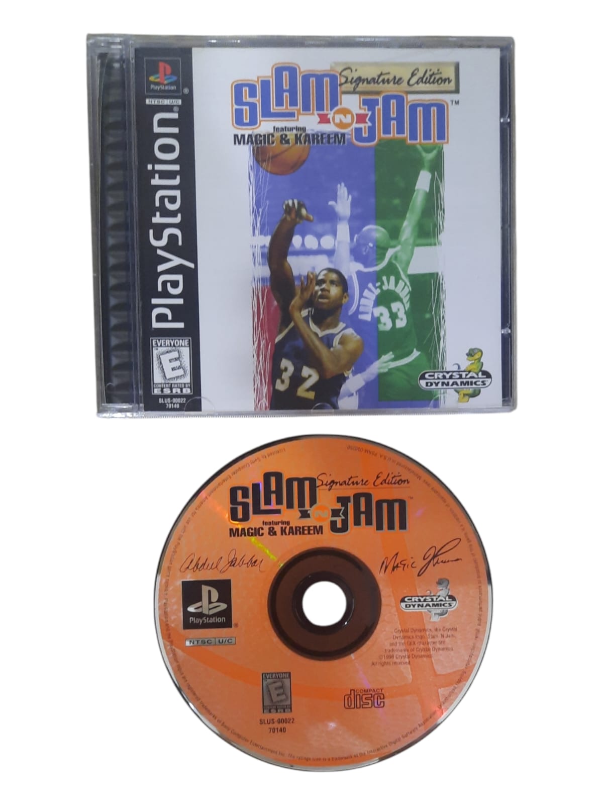 SLAM'N JAM - USADO - PS1 - World Colecionáveis