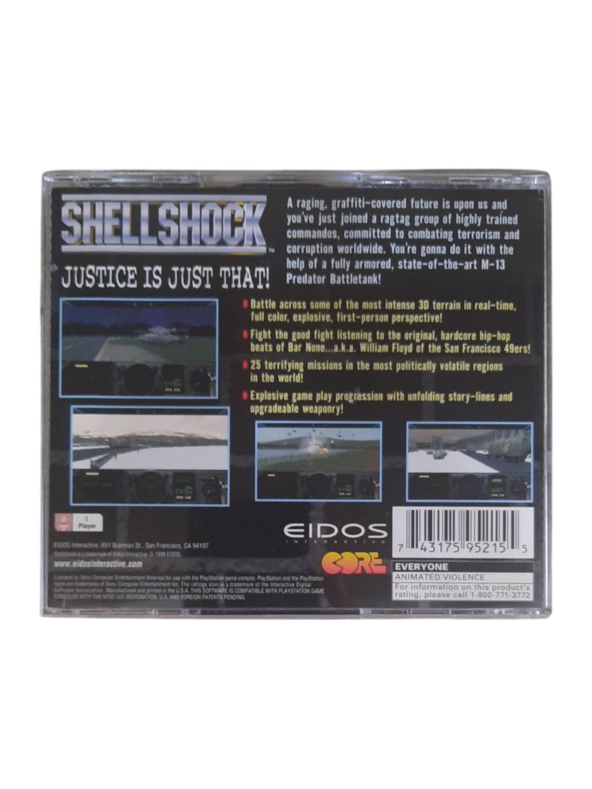 SHELLSHOCK - USADO - PS1 - World Colecionáveis