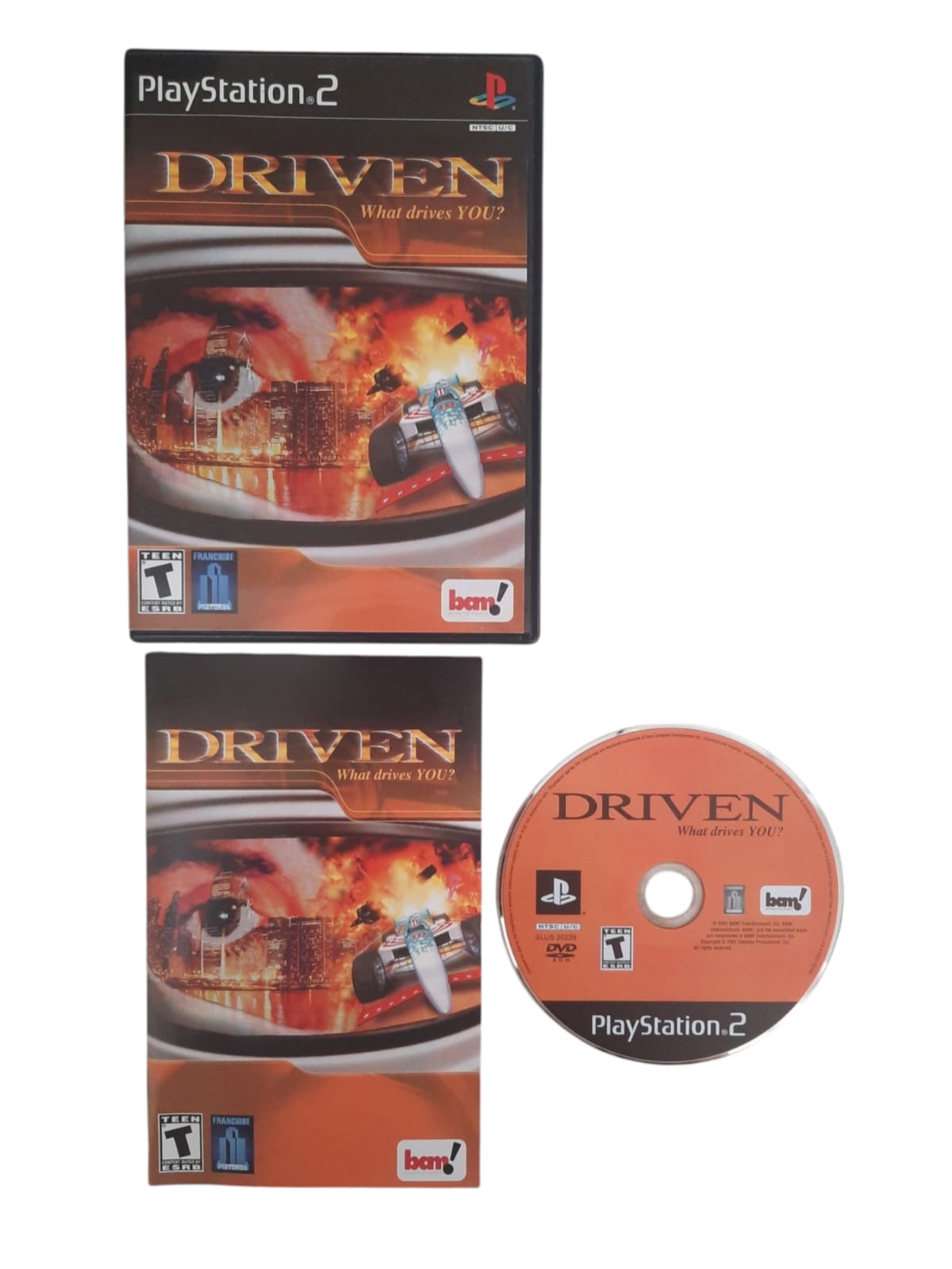 DRIVEN - USADO - PS2 - World Colecionáveis