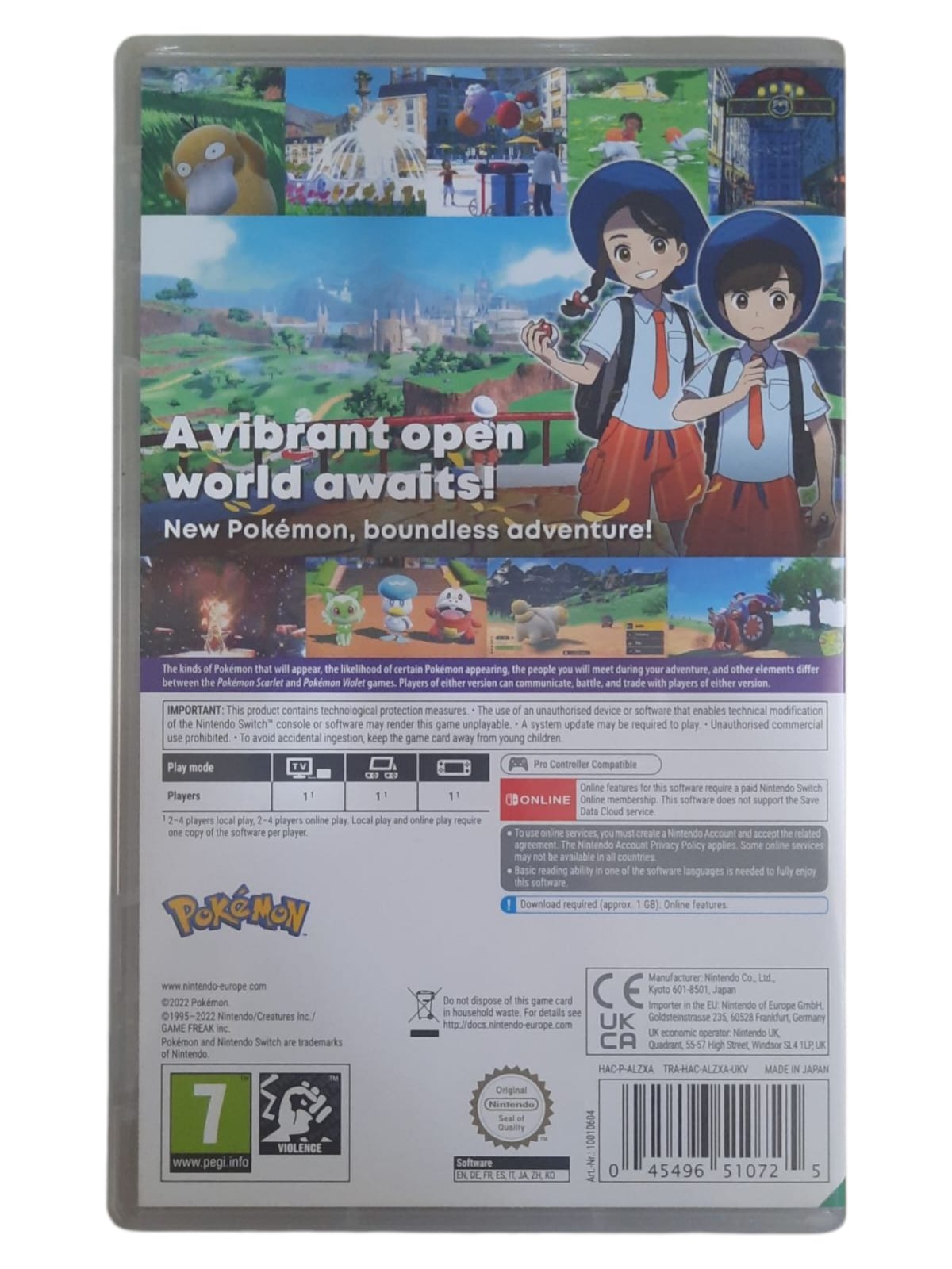 POKÉMON SCARLET - USADO - SWITCH - World Colecionáveis