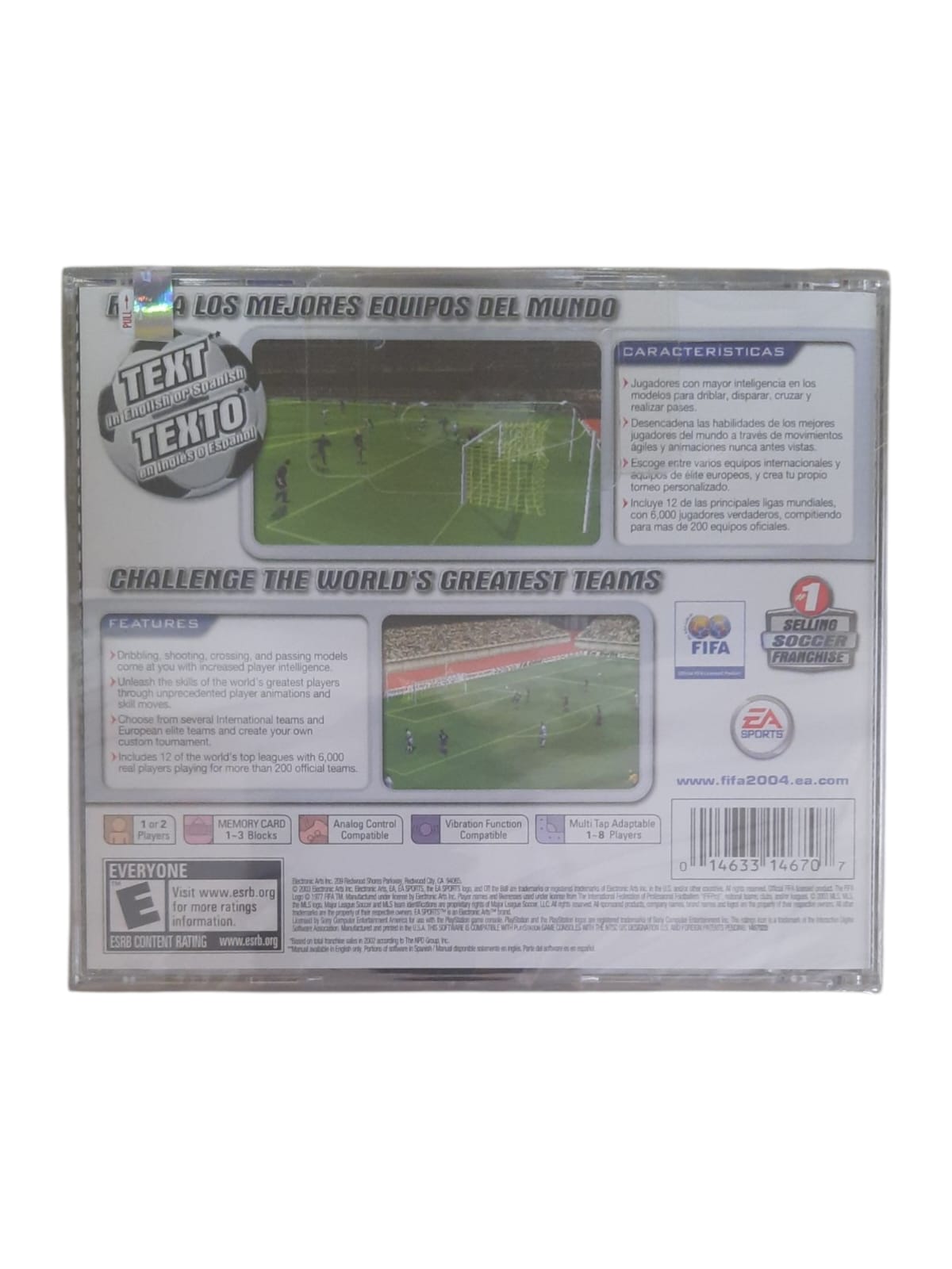 FIFA SOCCER 2004 - NOVO - PS1 - World Colecionáveis
