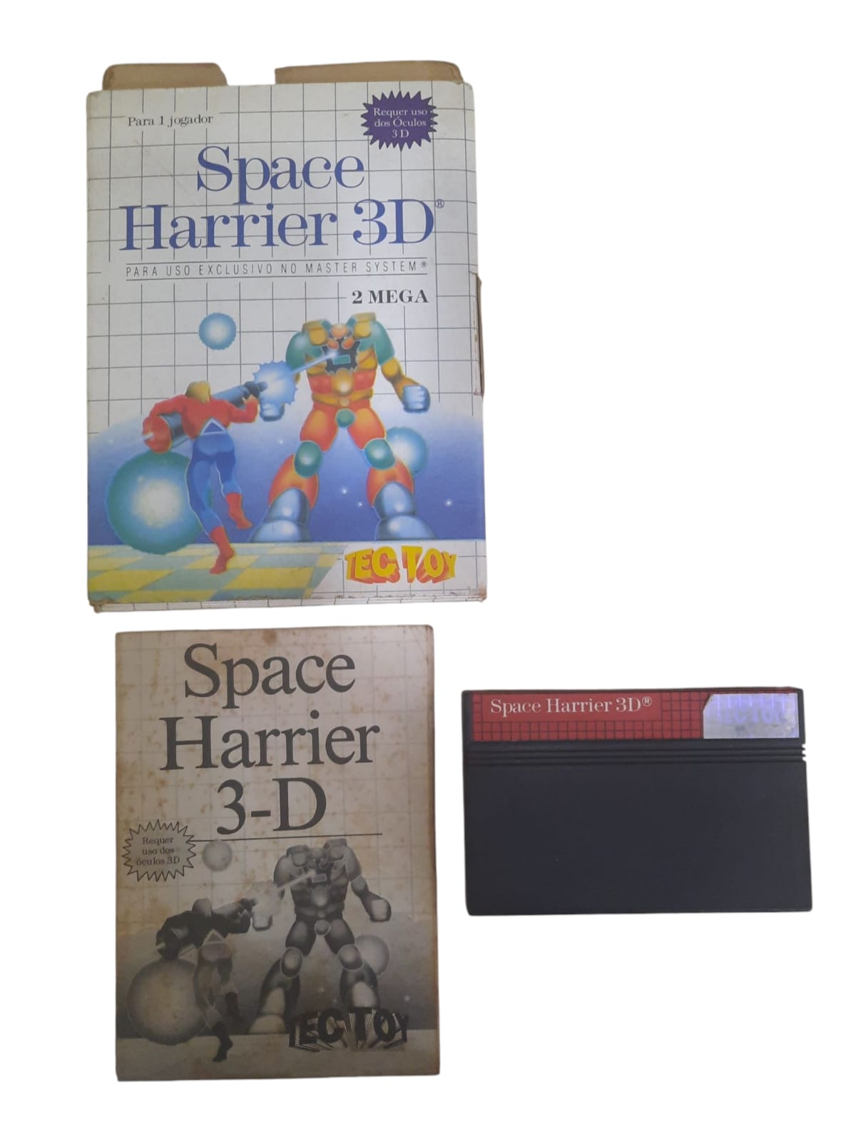 SPACE HARRIER 3D - USADO - MASTER SYSTEM - World Colecionáveis