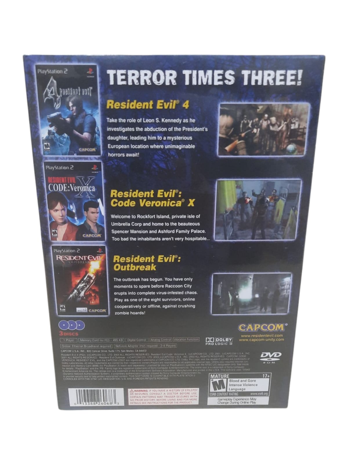 RESIDENT EVIL THE ESSENTIALS - NOVO - PS2 - World Colecionáveis