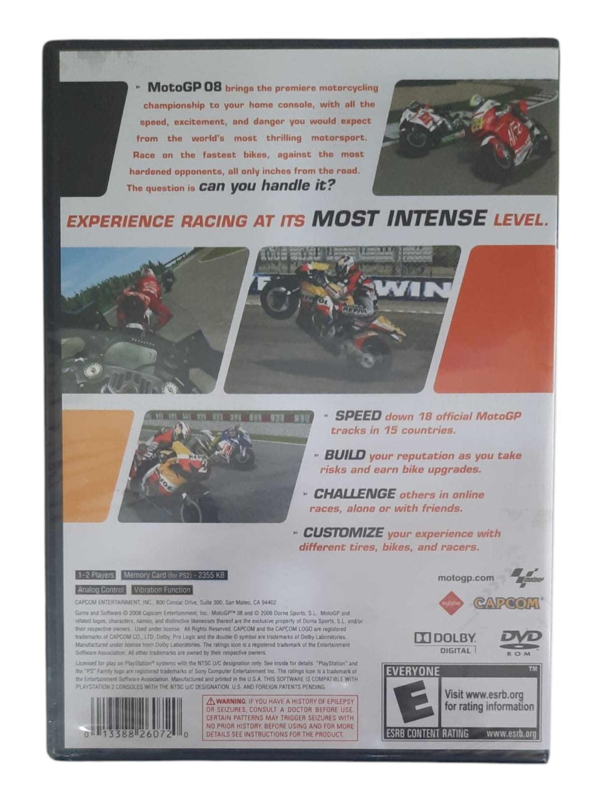 MOTOGP 08 - NOVO - PS2 - World Colecionáveis