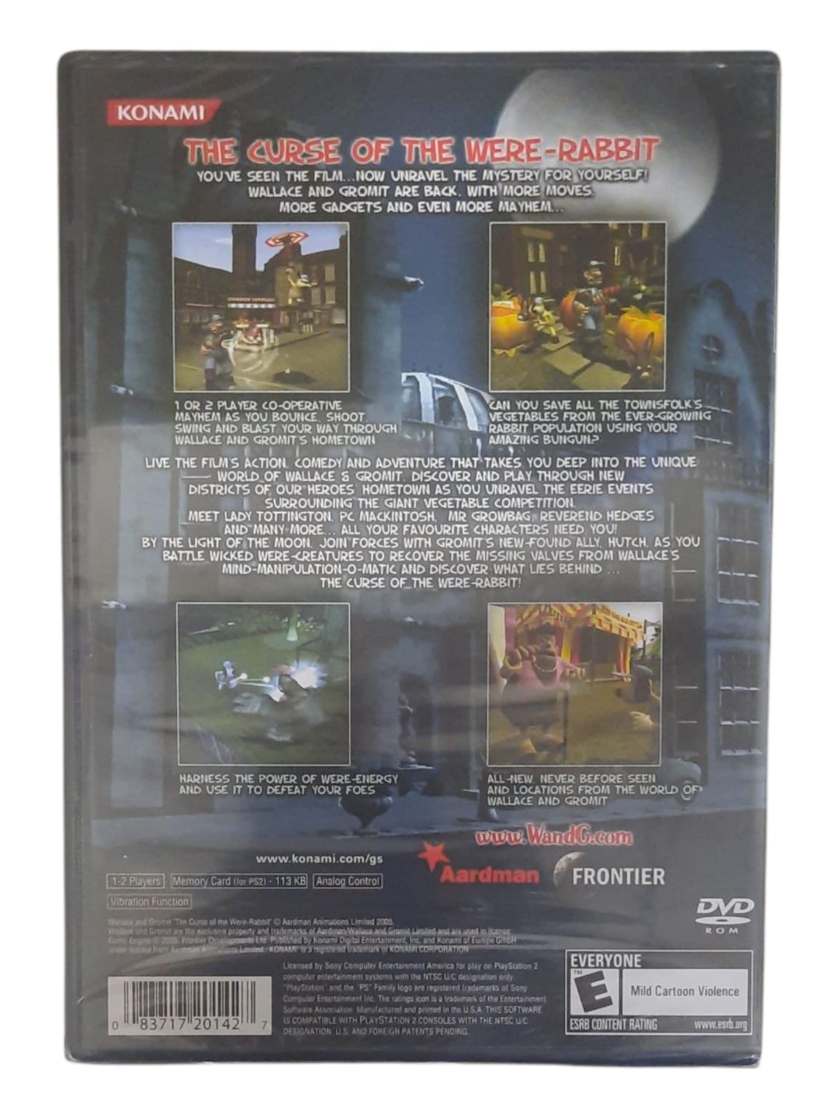 WALLACE AND GROMIT: THE CURSE OF THE WERE- RABBIT - NOVO - PS2 - World ...