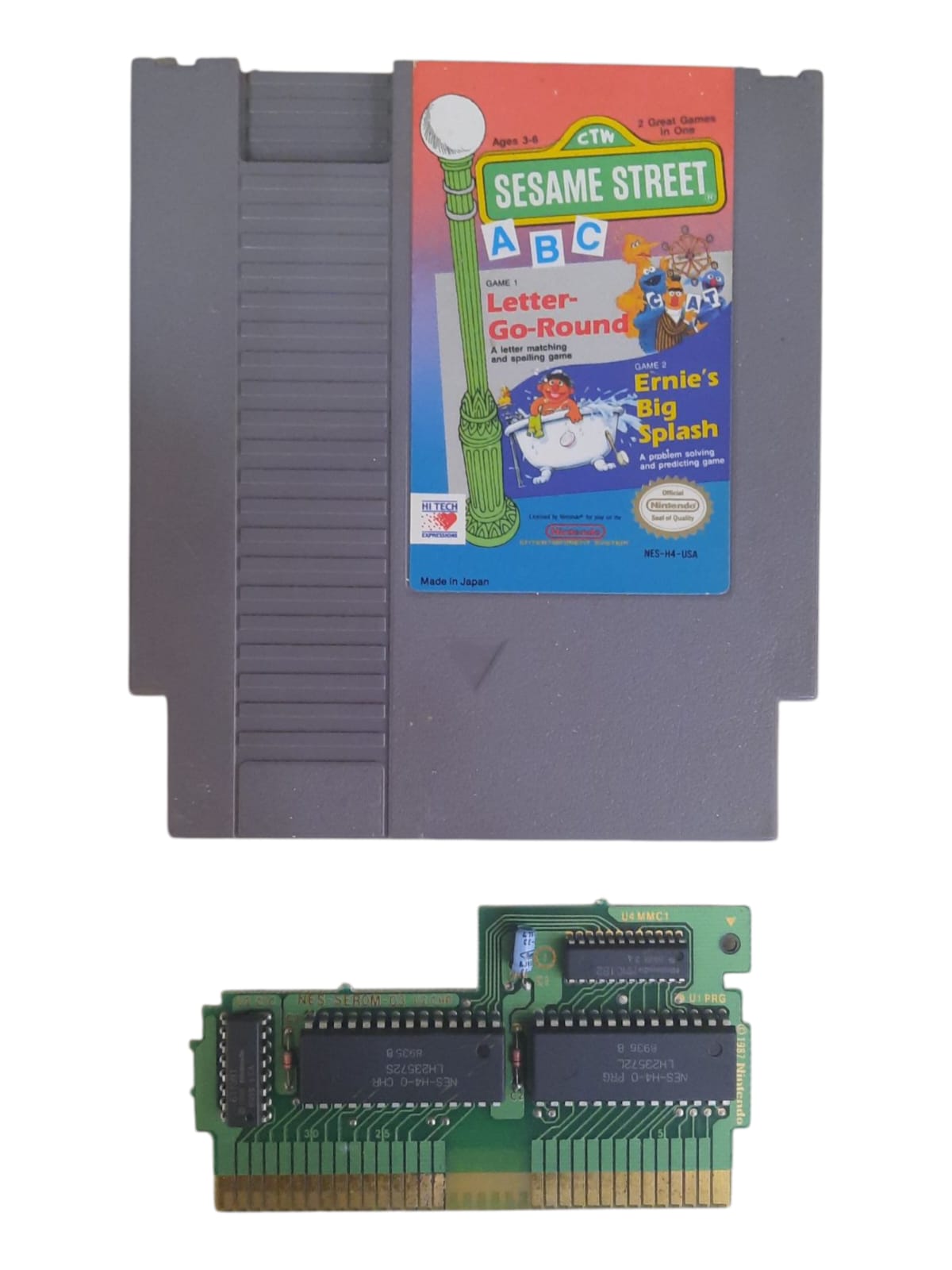 SESAME STREET ABC - USADO - NINTENDO NES - World Colecionáveis