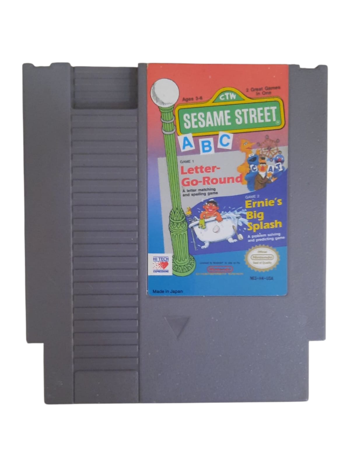 SESAME STREET ABC - USADO - NINTENDO NES - World Colecionáveis