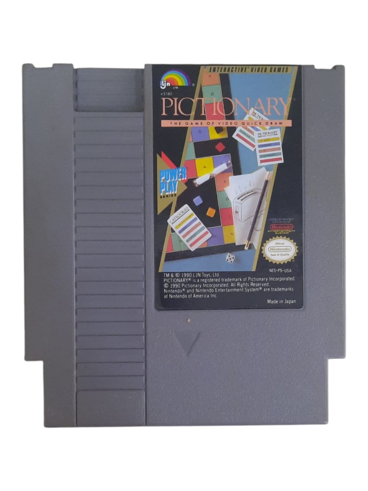 PICTIONARY - USADO - NINTENDO NES - World Colecionáveis