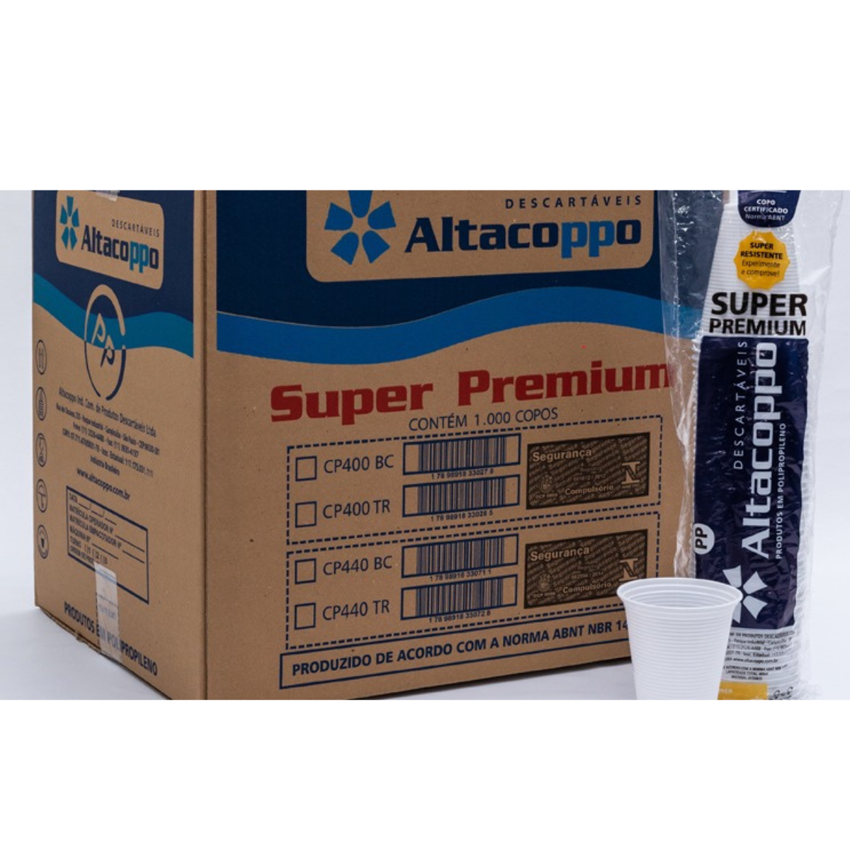 Copo Descartável Transparente 500ml PP | 50 Unidades | Altacoppo - URANO DESCARTAVEIS | PRODUTOS ...