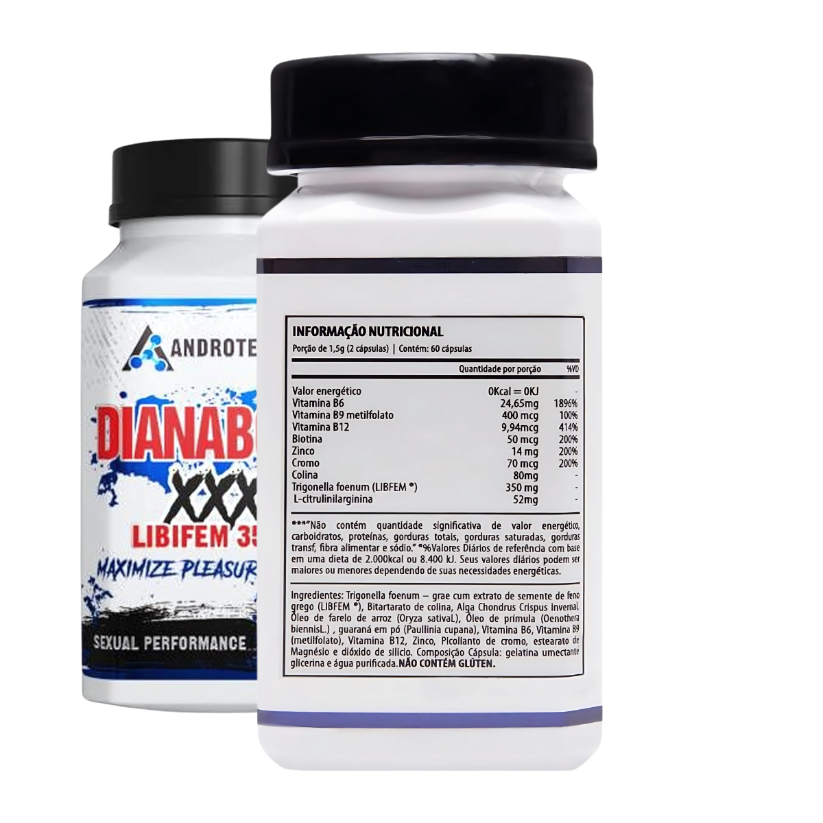 DIANABOLIC LIBIFEM 350MG - 60caps - www.starfitmegastore.com.br
