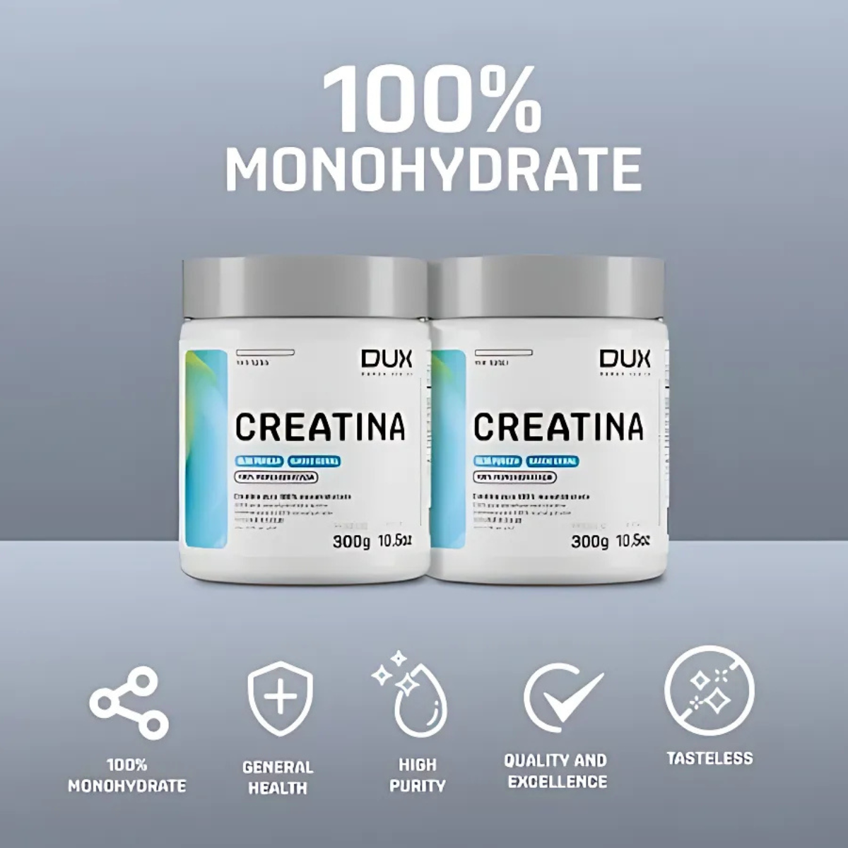 Creatina Monohidratada - 300g Dux Nutrition - www.starfitmegastore.com.br