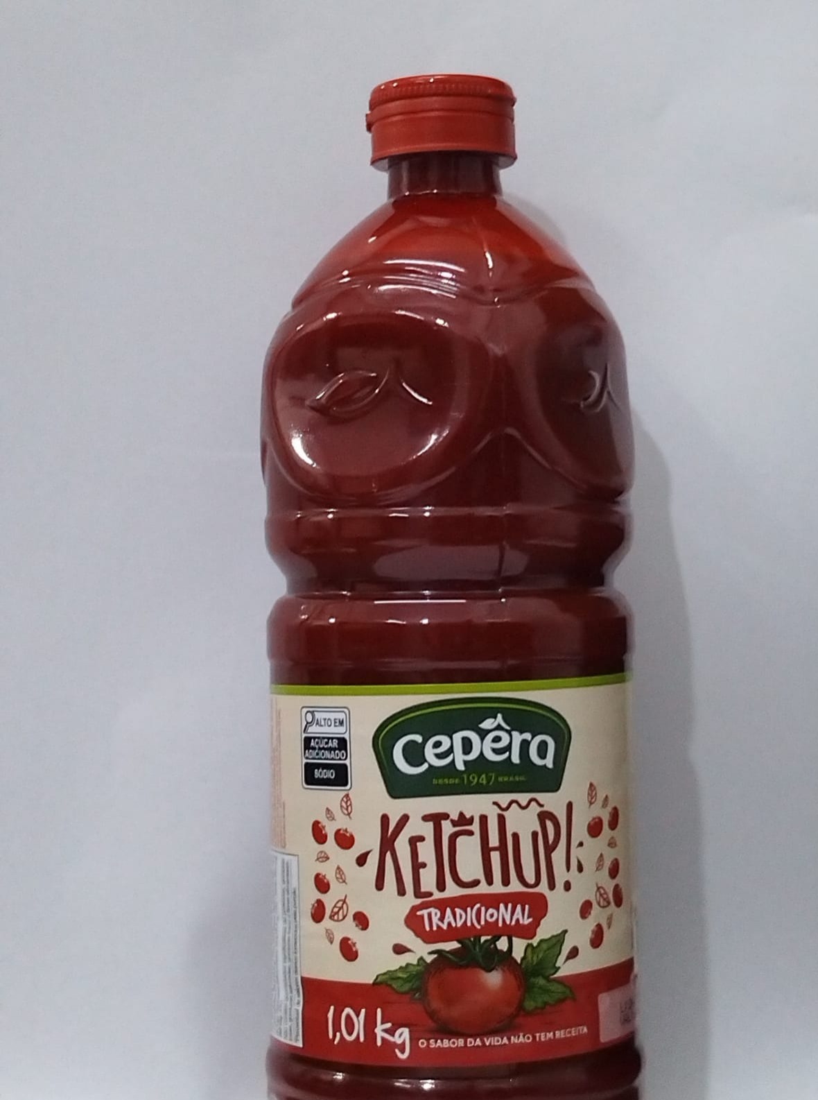 Ketchup Cepêra tradicional 1,01kg - C.M.Foods