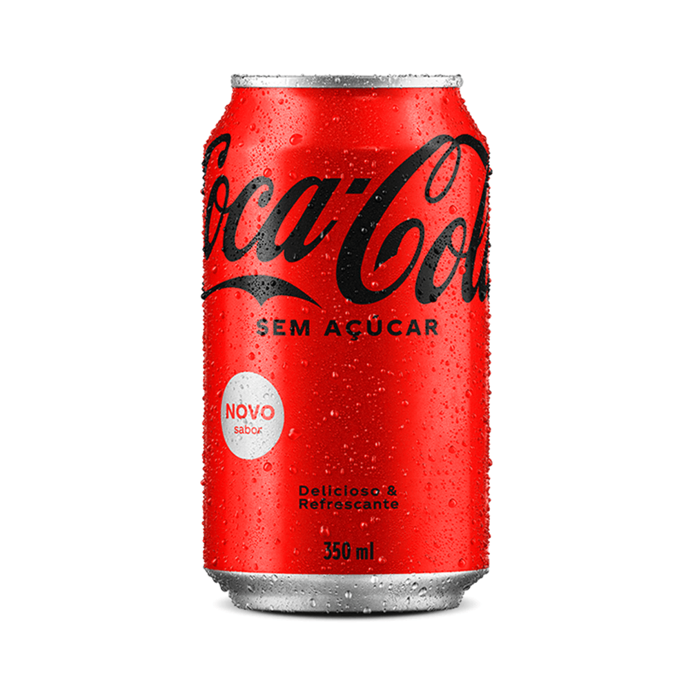 REFRIGERANTE 350ML COCA COLA ZERO LATA UN - Beb Festa