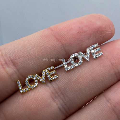 Piercing Love Cravejado - Ana Piercing Luxo