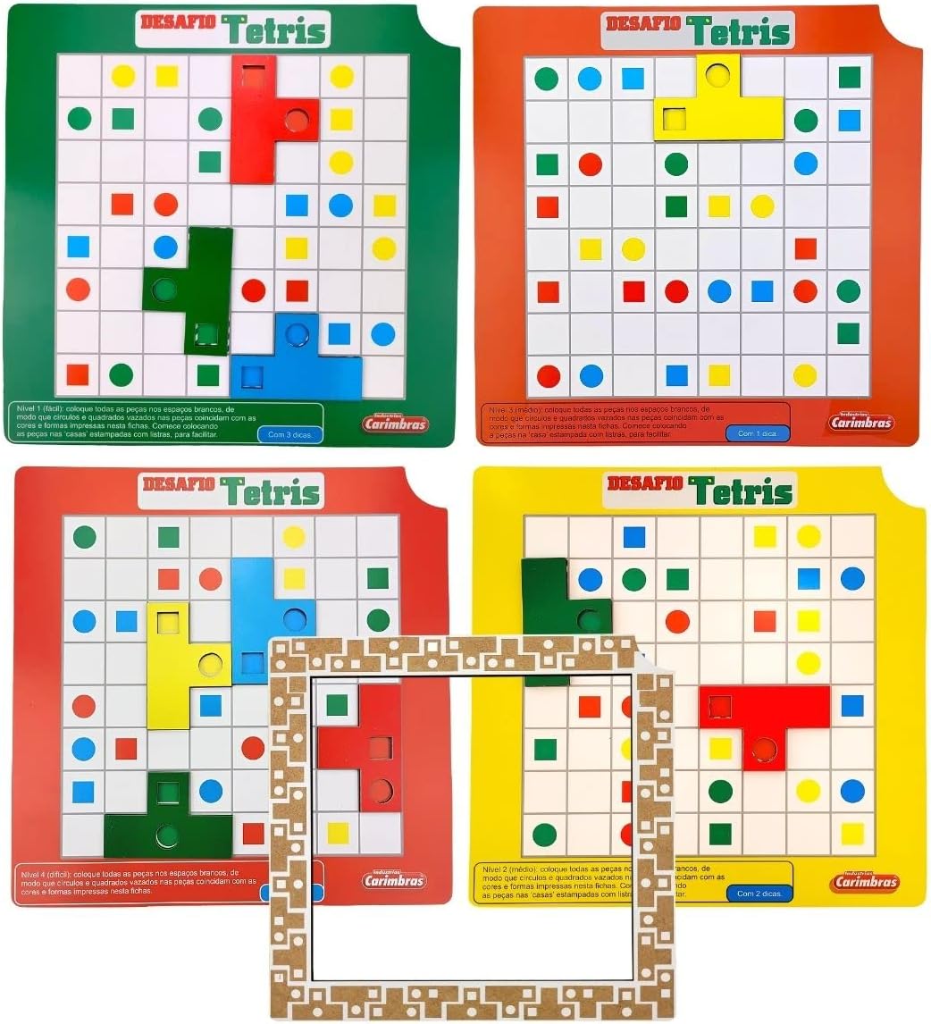 DESAFIO TETRIS REF. 6030 - CELL Brinquedos Educativos