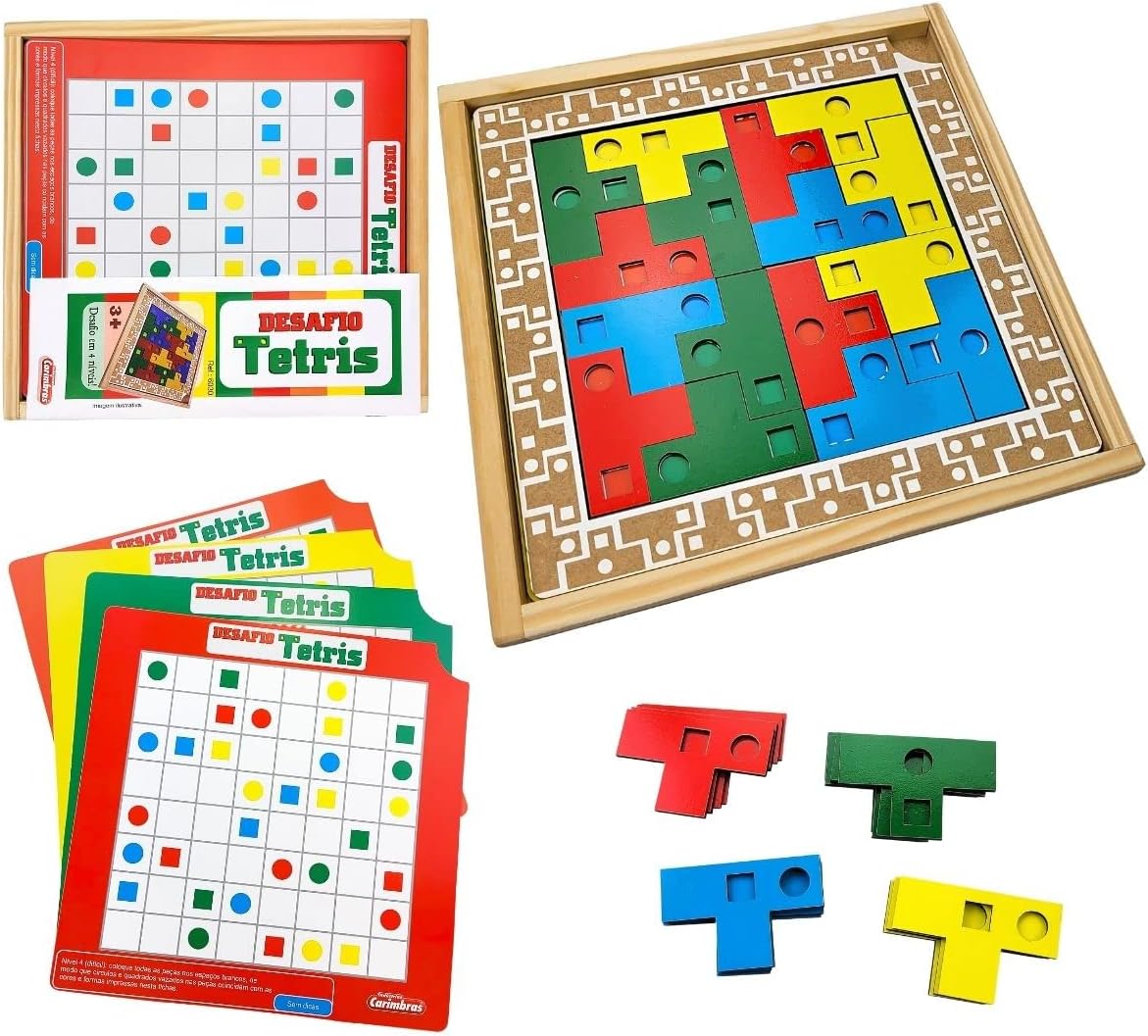 DESAFIO TETRIS REF. 6030 - CELL Brinquedos Educativos