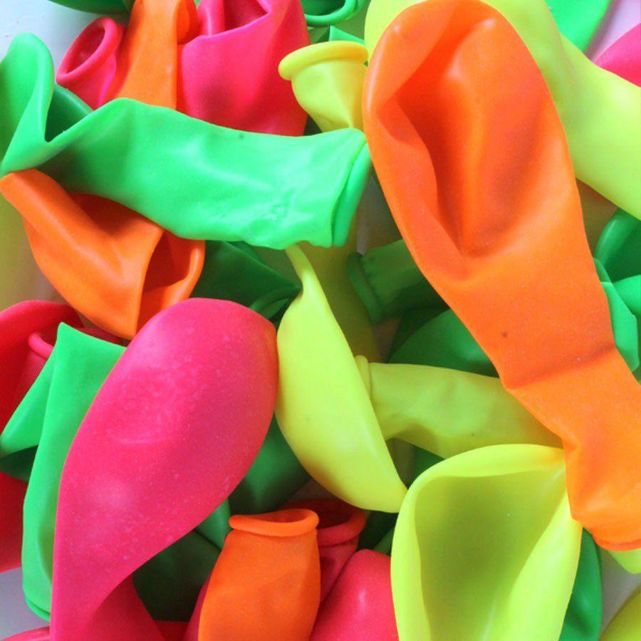 Balão Redondo Neon 9" Polegadas - Sortido - Mania de Festa