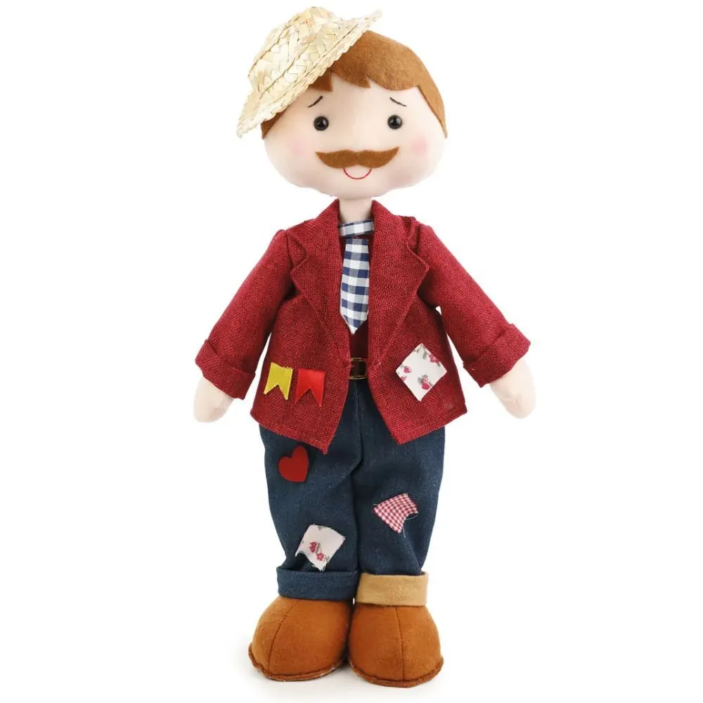 Boneco Bento Noivo Caipira 40cm Decoração Festa Junina - Un - Mania de ...