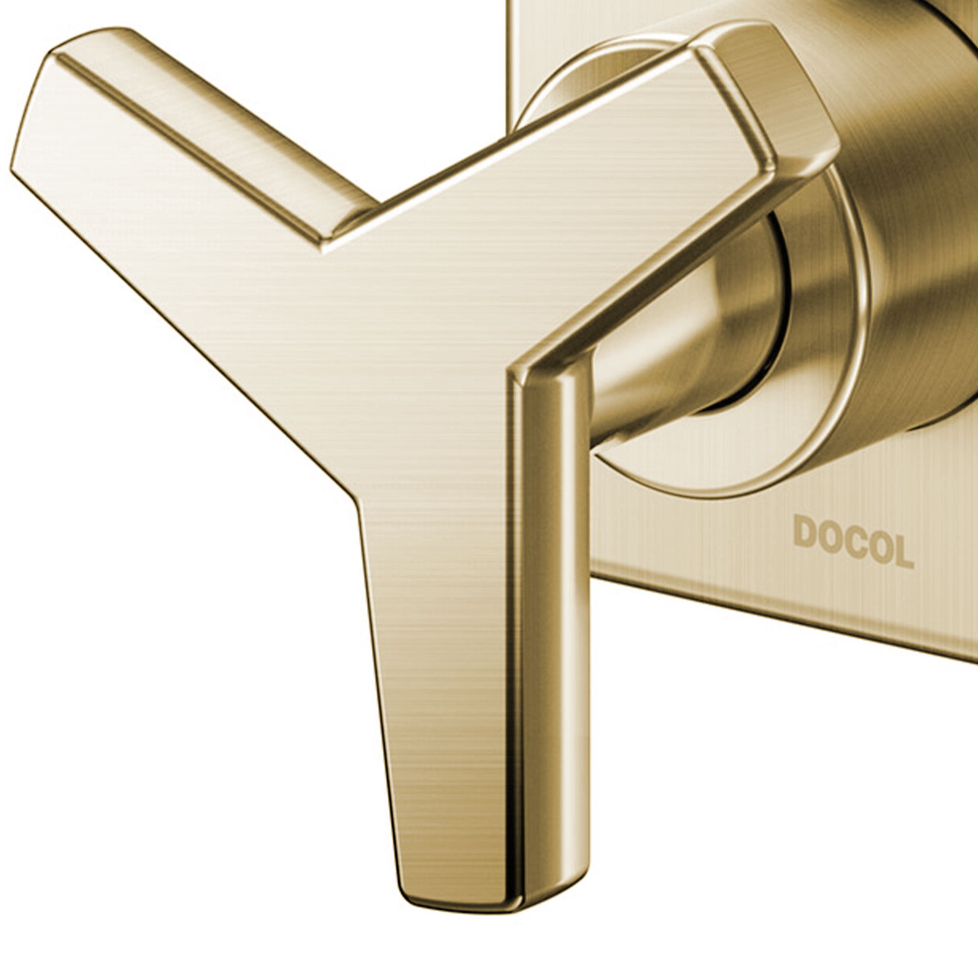 Acabamento de Registro Ouro Escovado Docol City 00877172 - Cia du Banho ...