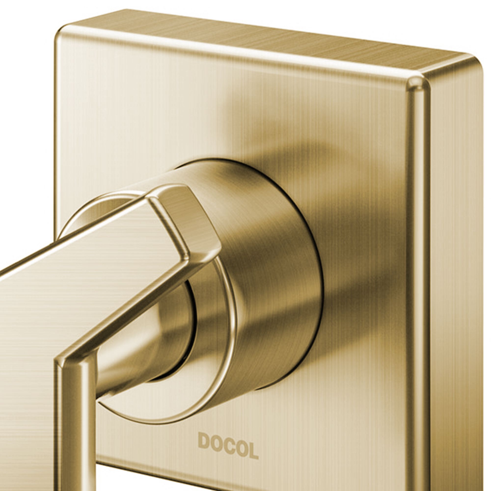 Acabamento de Registro Ouro Escovado Docol City 00877172 - Cia du Banho ...