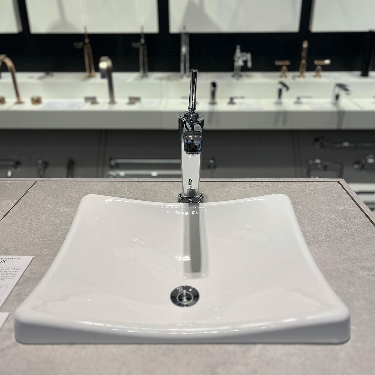 Monocomando Margaux Bica Alta Lavatório Cromado - Kohler - Cia du Banho ...