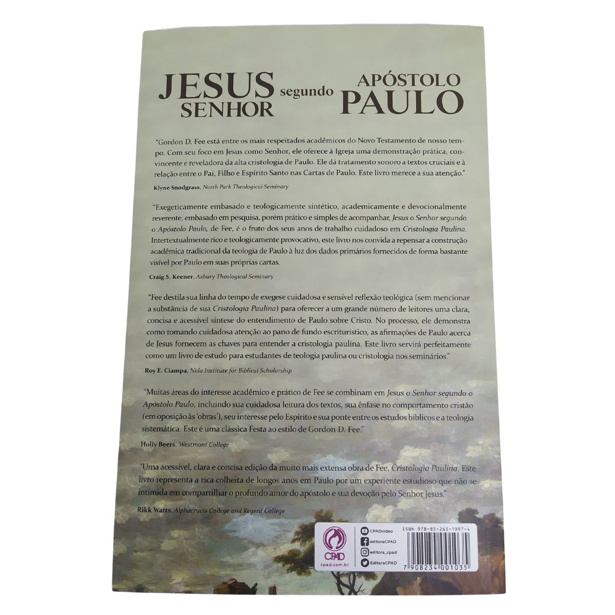 Livro Jesus O Senhor Segundo O Apóstolo Paulo | Cpad - Gospel Commerce Distribuidora De Bíblias ...