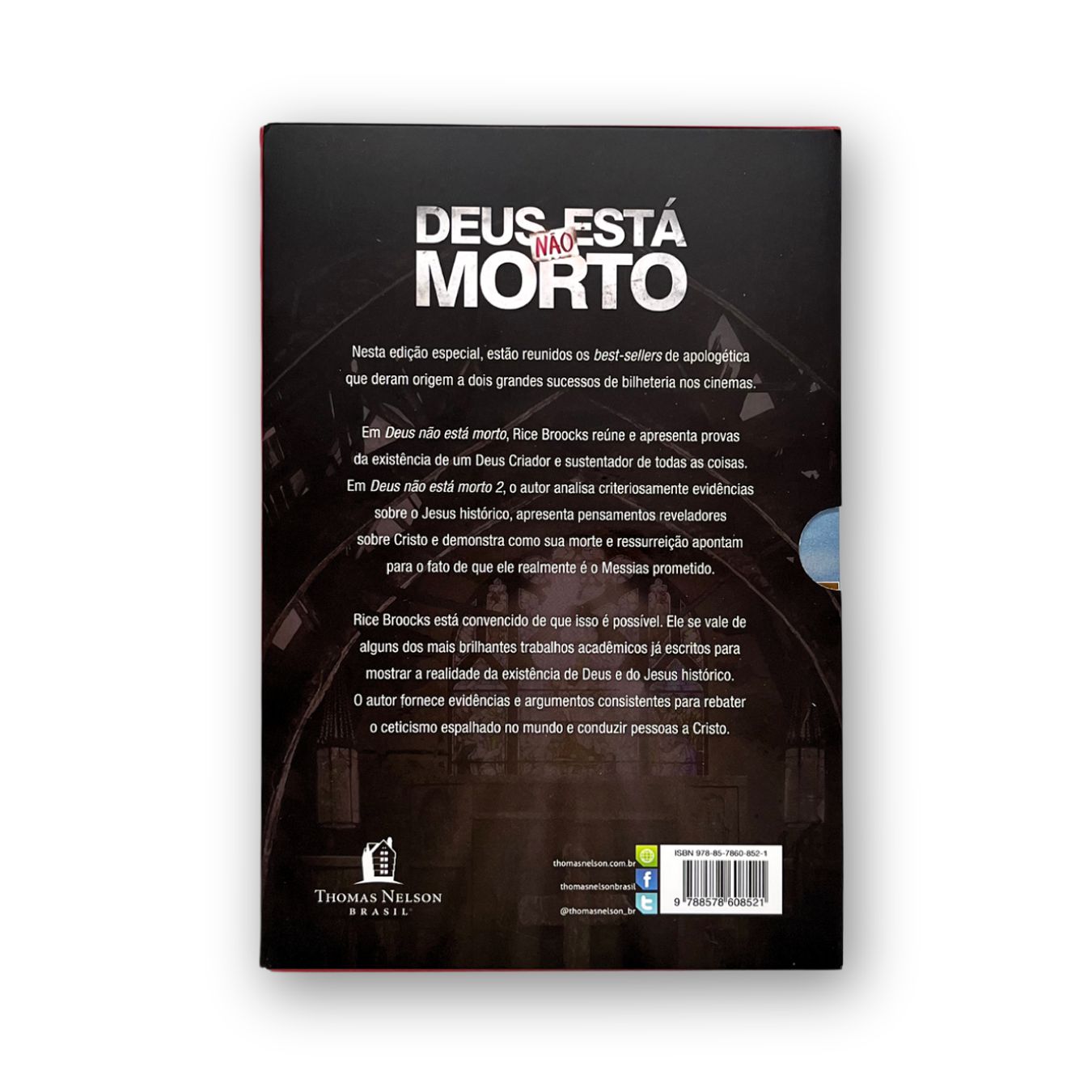 Box de Livros Deus não Está Morto | Rice Broocks | Thomas Nelson ...