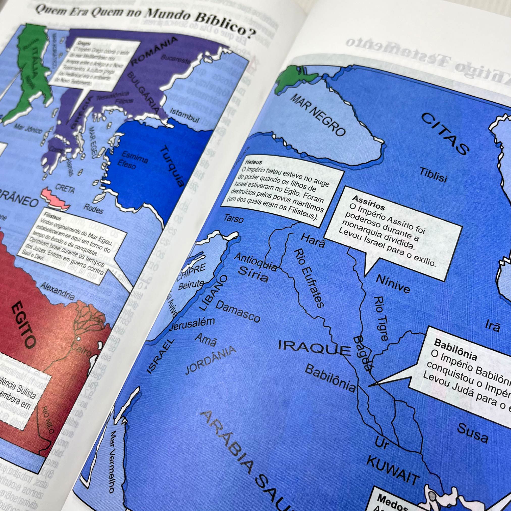 Bíblia de Estudo King James Atualizada 1611 | Índice Textos Coloridos ...
