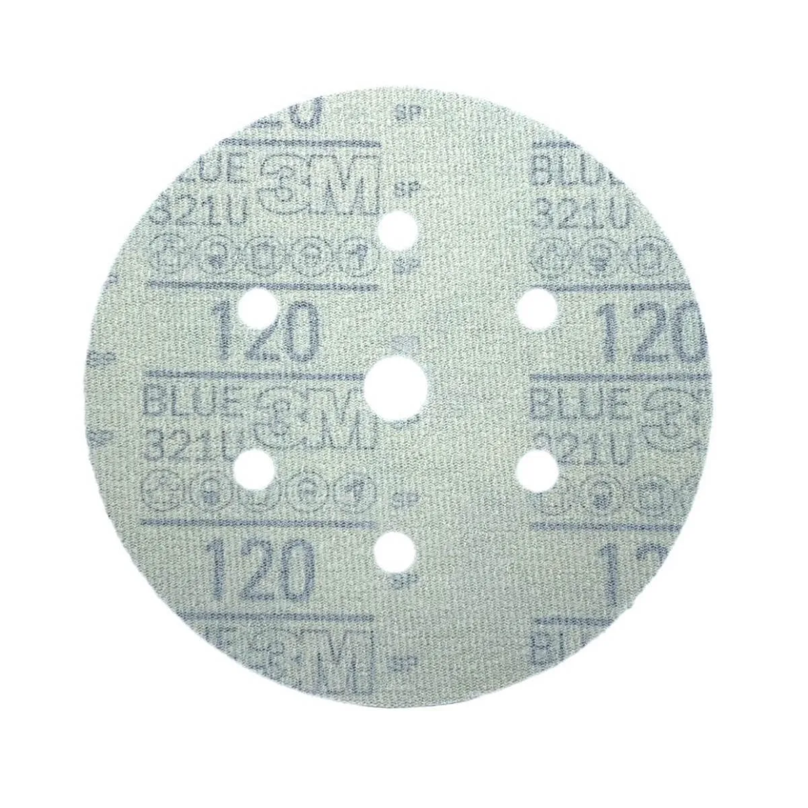 Kit com 50 un Disco de Lixa Seco Hookit Blue 3M 321U 7 furos grão 120 - 1° Atacado Automotivo ...