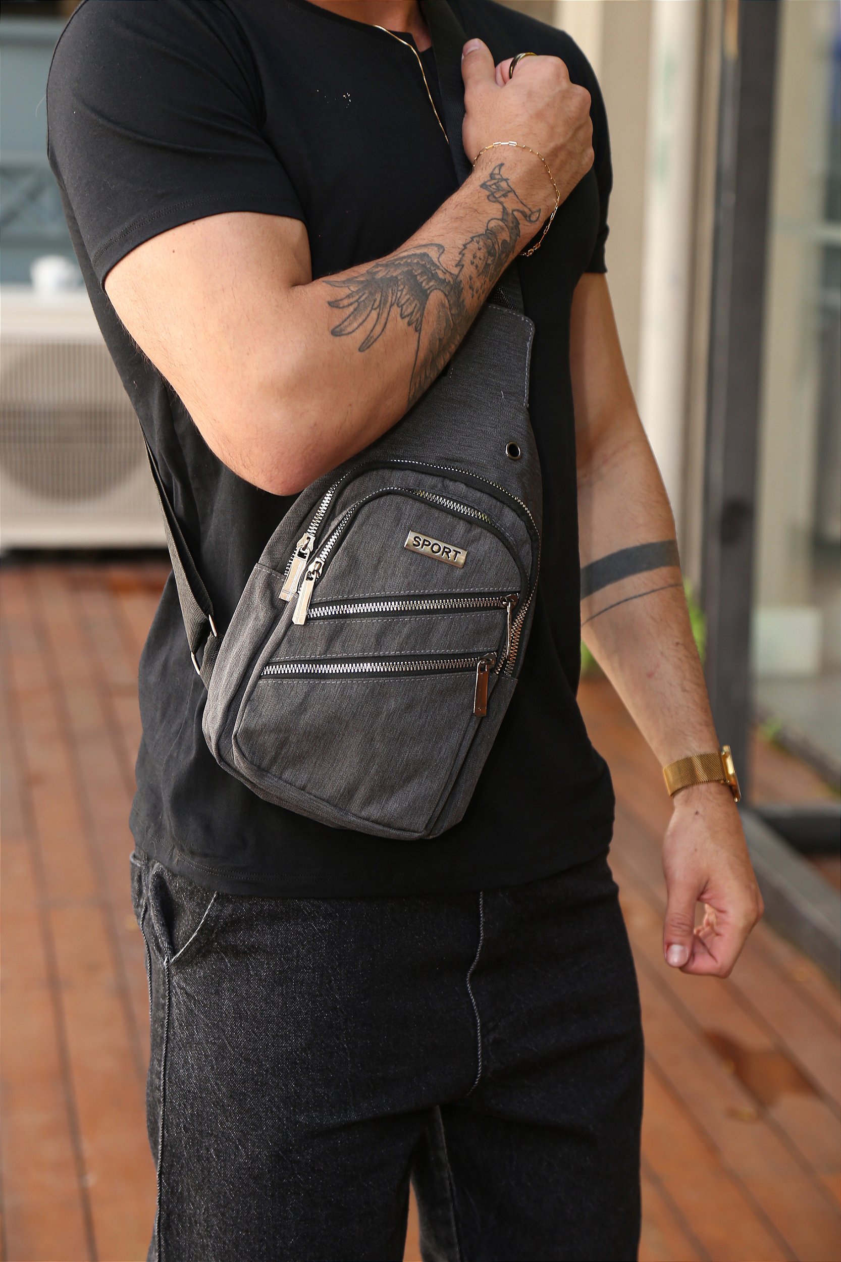 Bolsa Masculina Transversal - Dennis Beumont