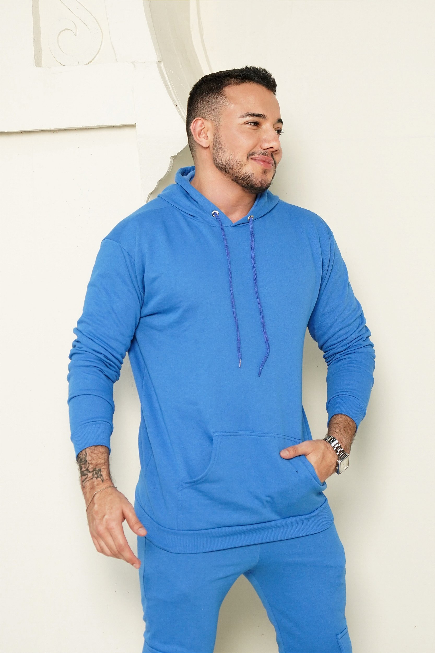 Conjunto Moletom Azul Claro - Dennis Beumont