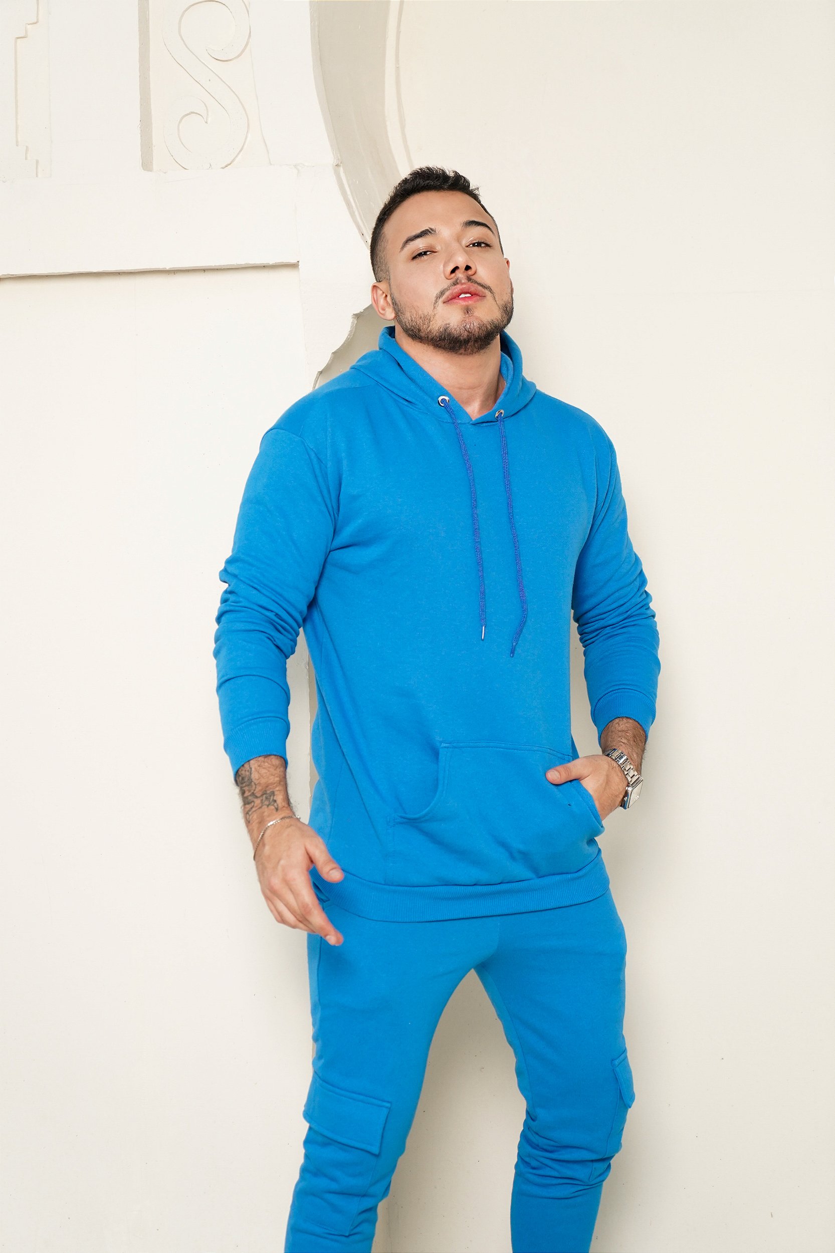 Conjunto Moletom Azul Claro - Dennis Beumont