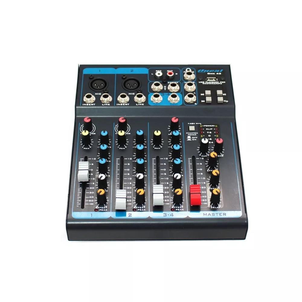 MESA 4 CANAIS ONEAL OMX 42 ANALOGICA - Áudio Poa