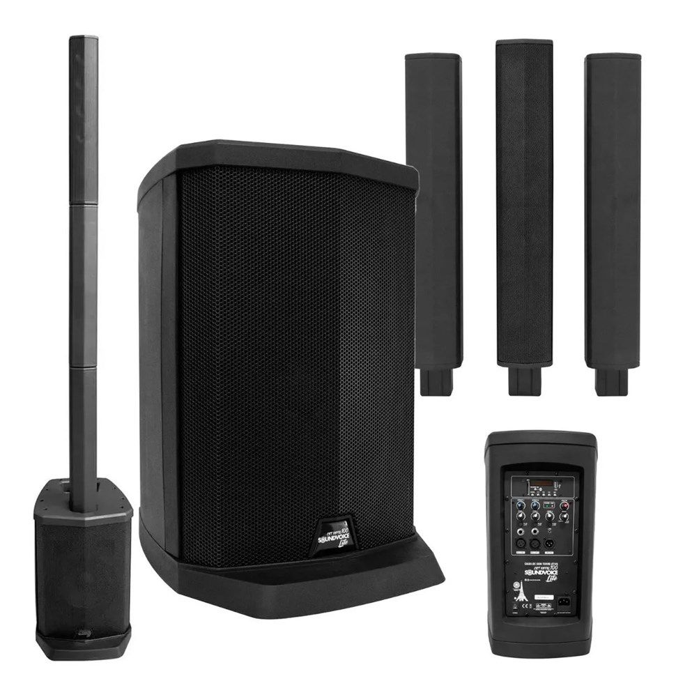 CAIXA ATIVA COLUNA SOUNDVOICE LITE EIFFEL100 - Áudio Poa